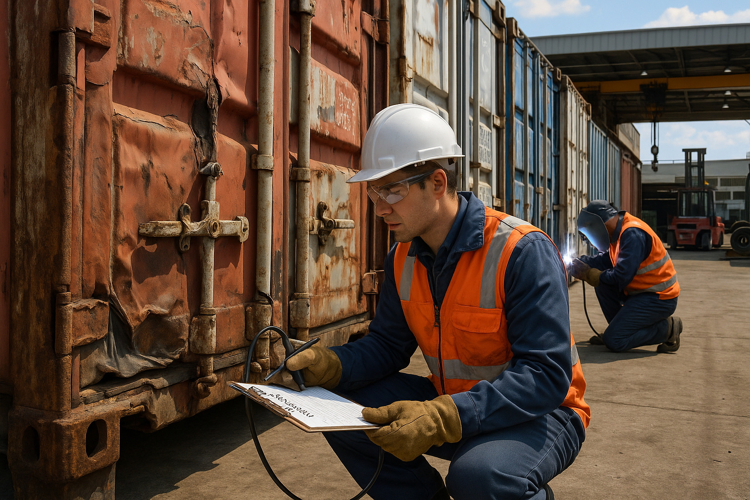 Common Container Damages and How We Fix Them